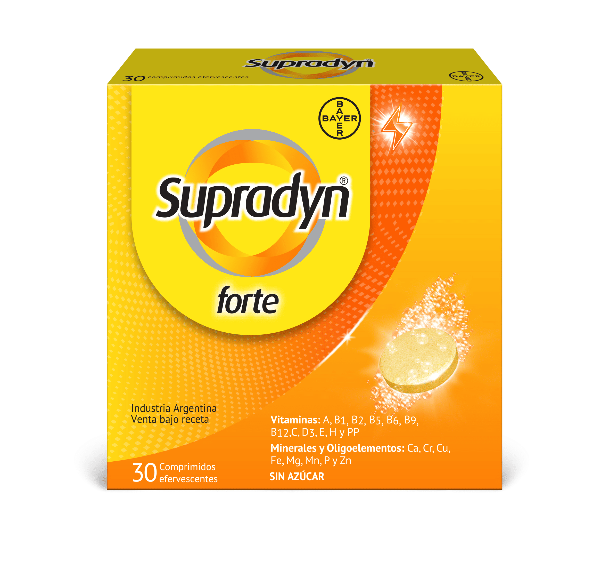 Supradyn® Forte Comprimidos Efervescentes x30 | Supradyn Argentina